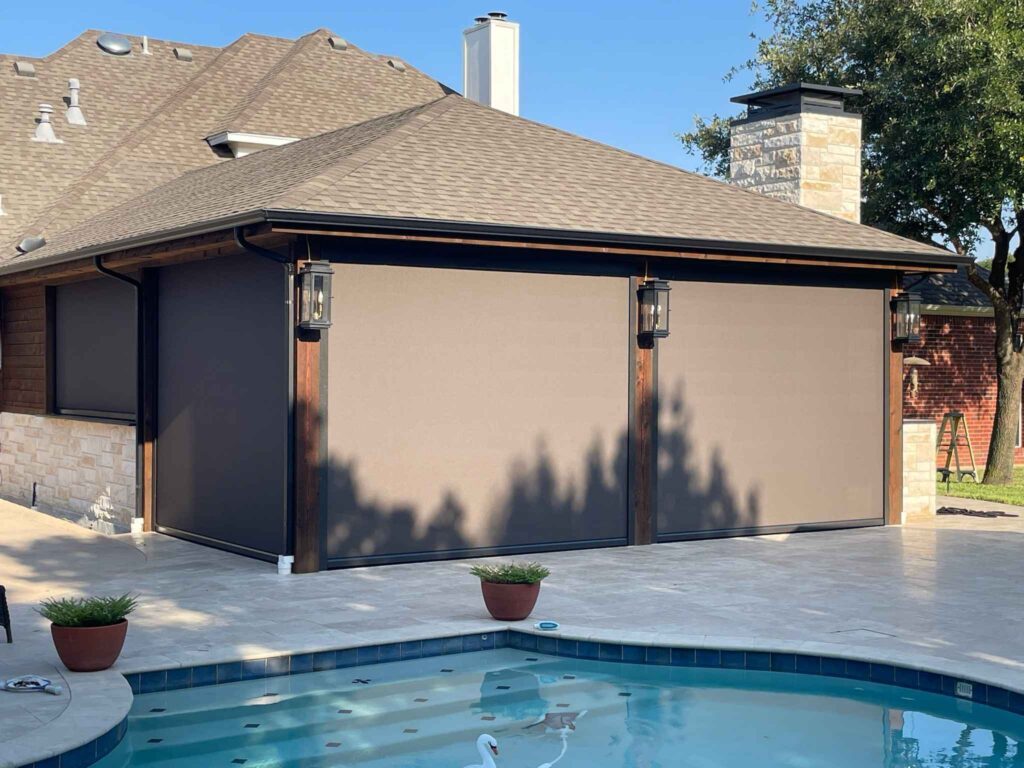 Commercial & Residential Outdoor Screen Shades Dallas-Ft Worth